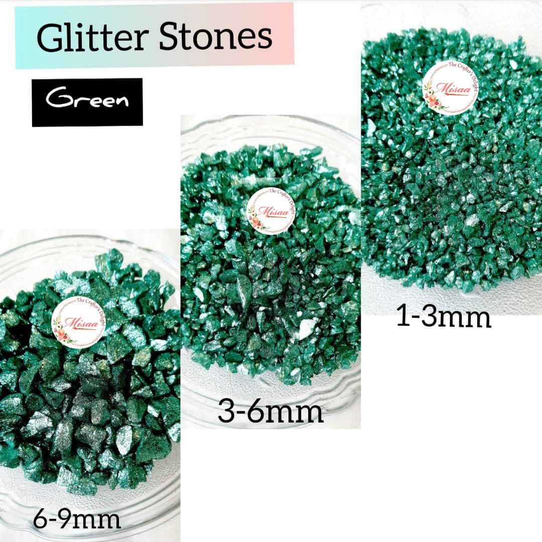 Green Glitter Stones – Misaa