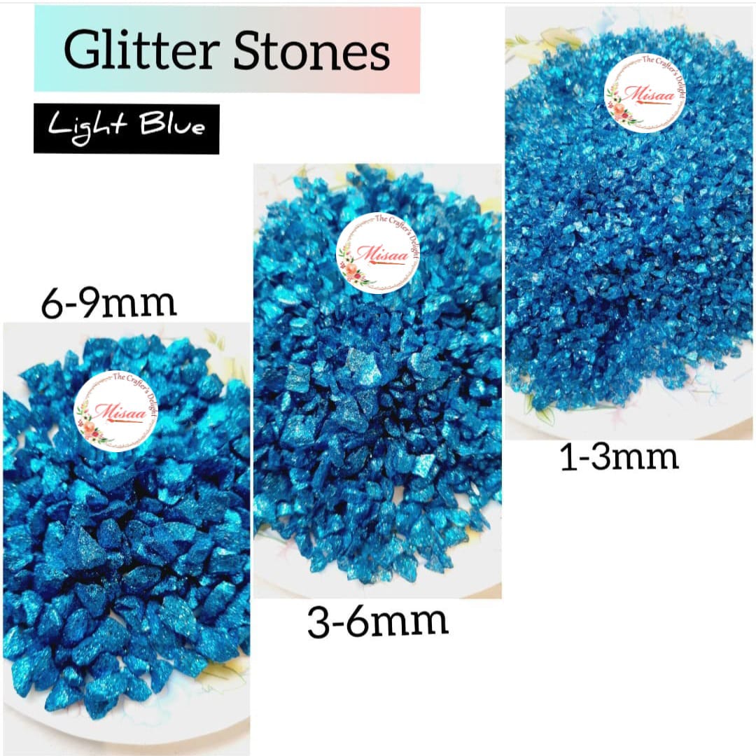 Light Blue Glitter Stones – Misaa