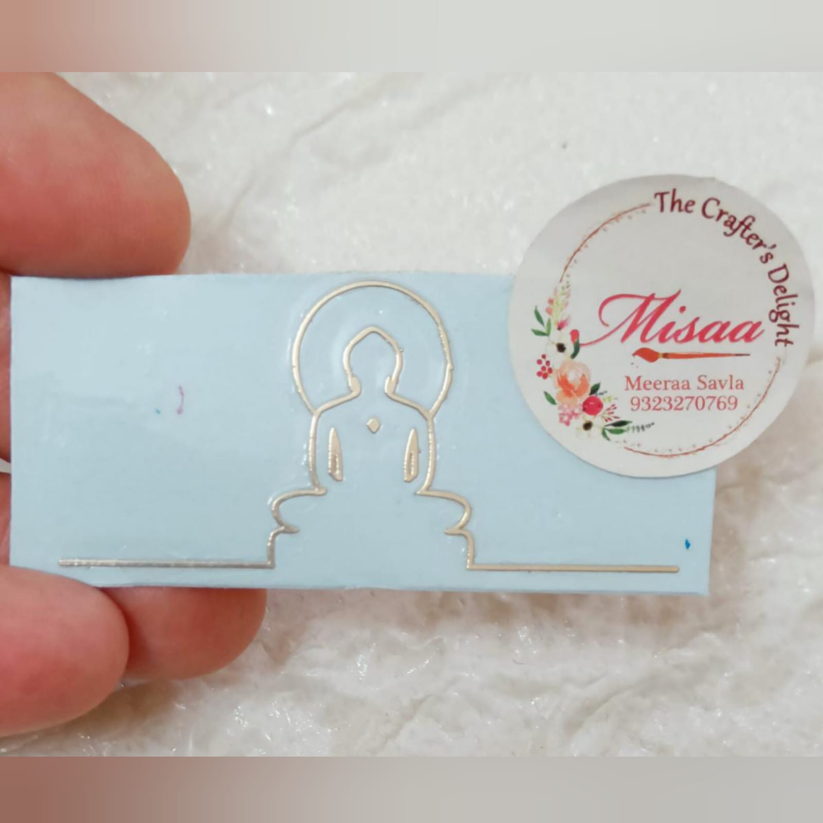 Mahavir Bhagwan Metal Sticker – Misaa