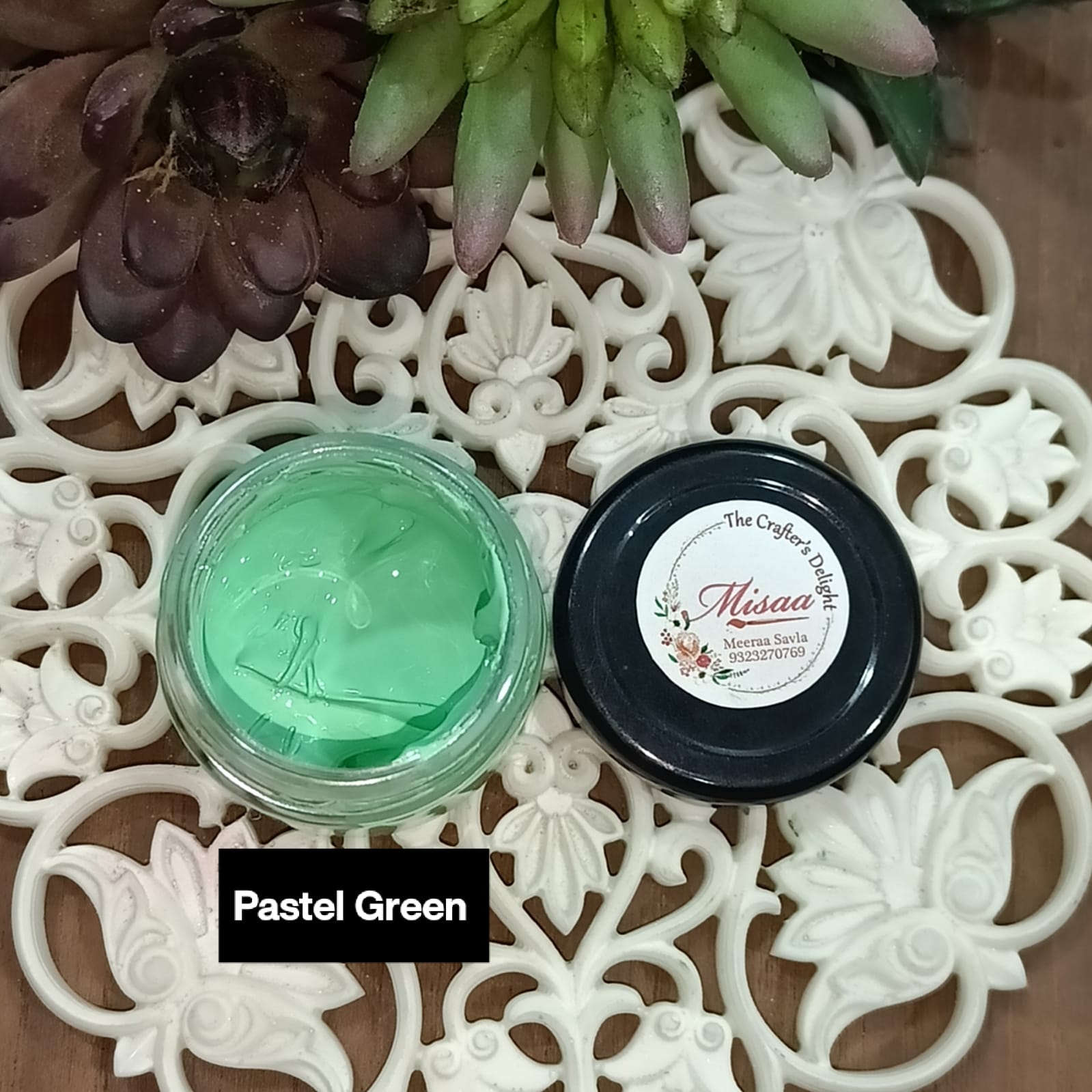 Resin Opaque Pigments – Pastel Green – Misaa