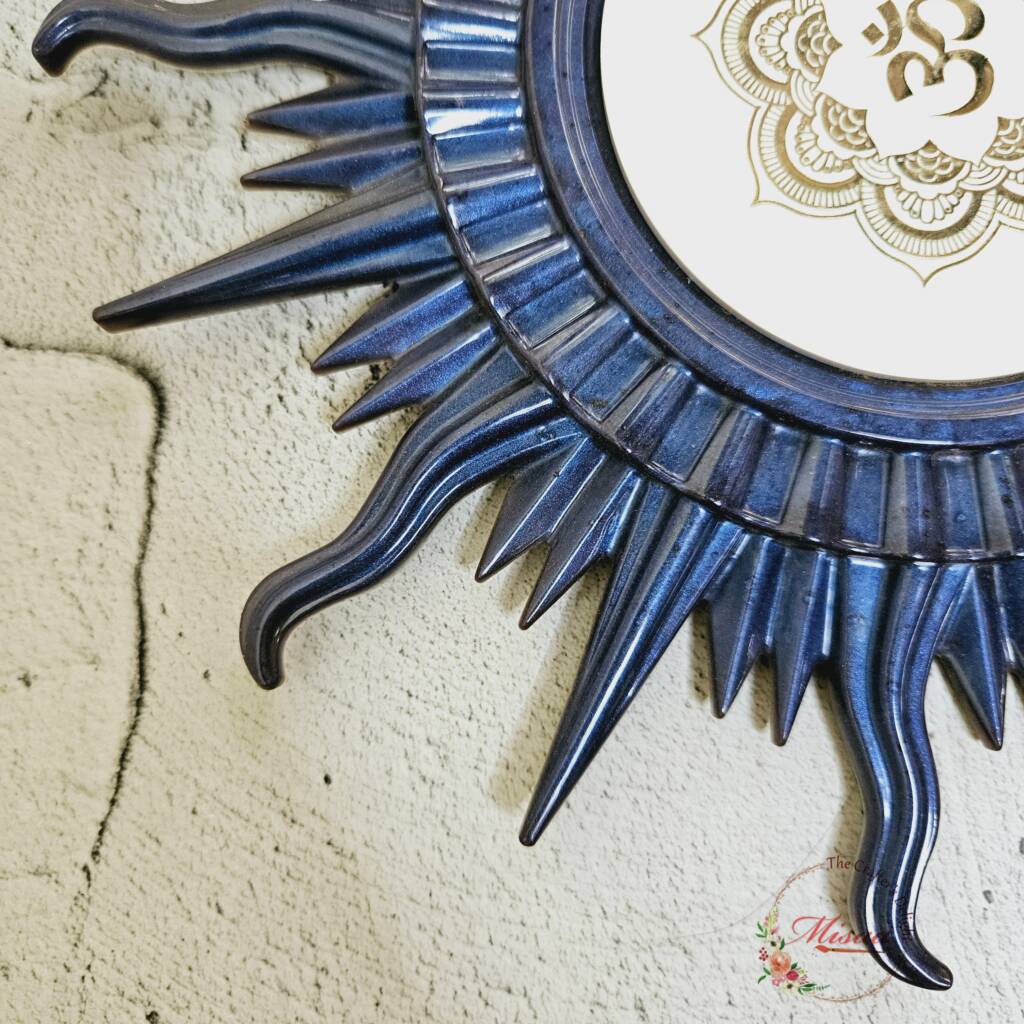 Azure Sunburst Resin Wall Art – The Misaa Studio